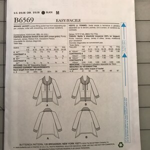 Butterick 6569 Katherine Tilton Jacket Pattern UNCUT - Etsy