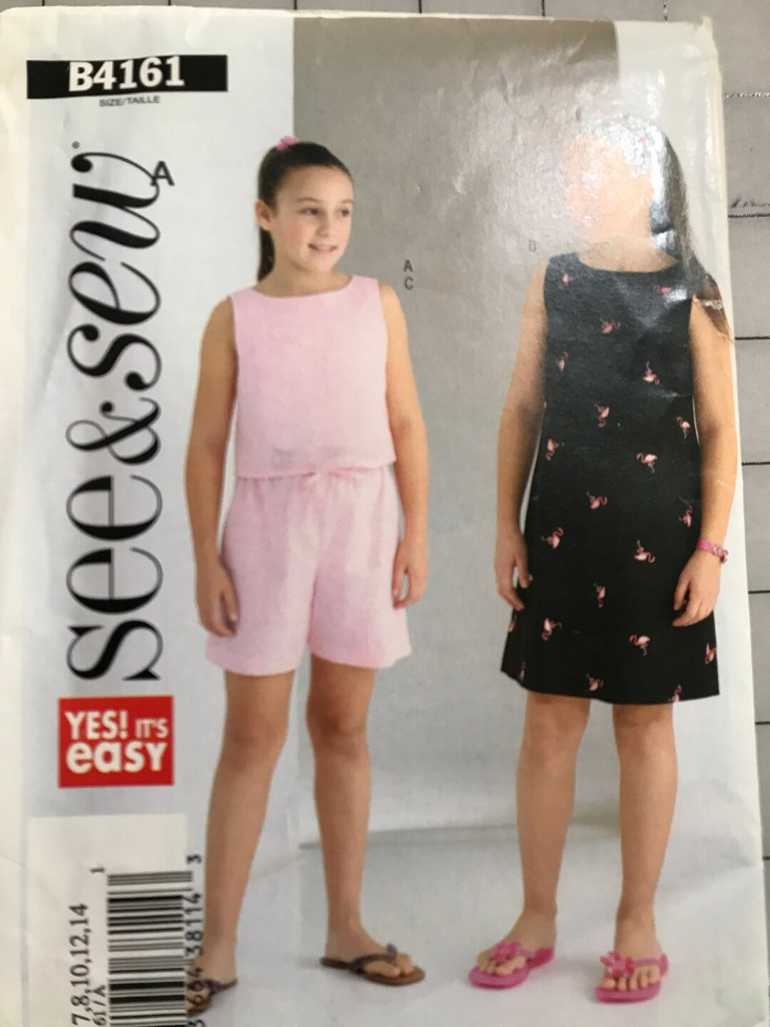 Butterick 4161 Girls Top Pattern Shorts Pattern Uncut - Etsy