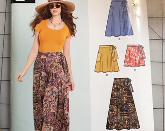 Misses Skirt and Top Sewing Pattern, Simplicity New Look 6456 Size 6 8 ...