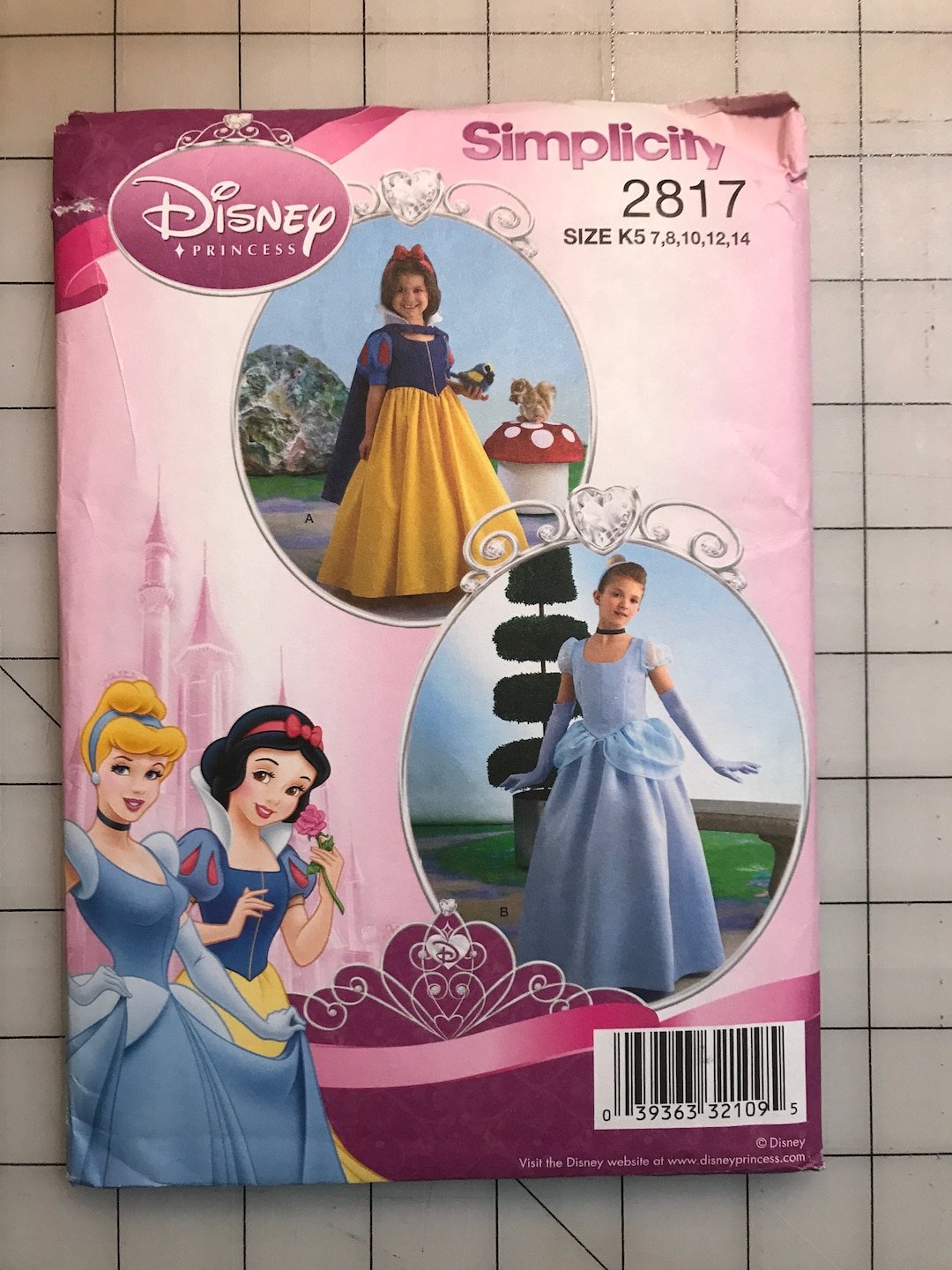 Simplicity 2817 Cosplay Fantasy LARP Costume Girls Disney Princess ...