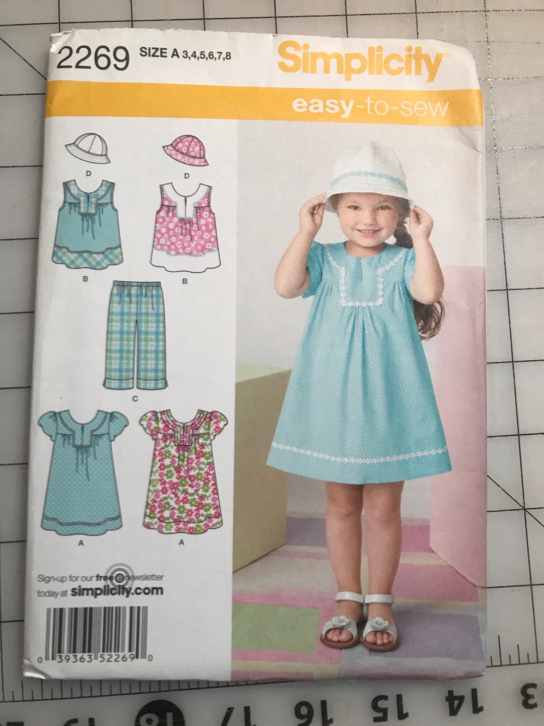 Simplicity 2269 Little GIRL Dress Pattern - Uncut - Etsy