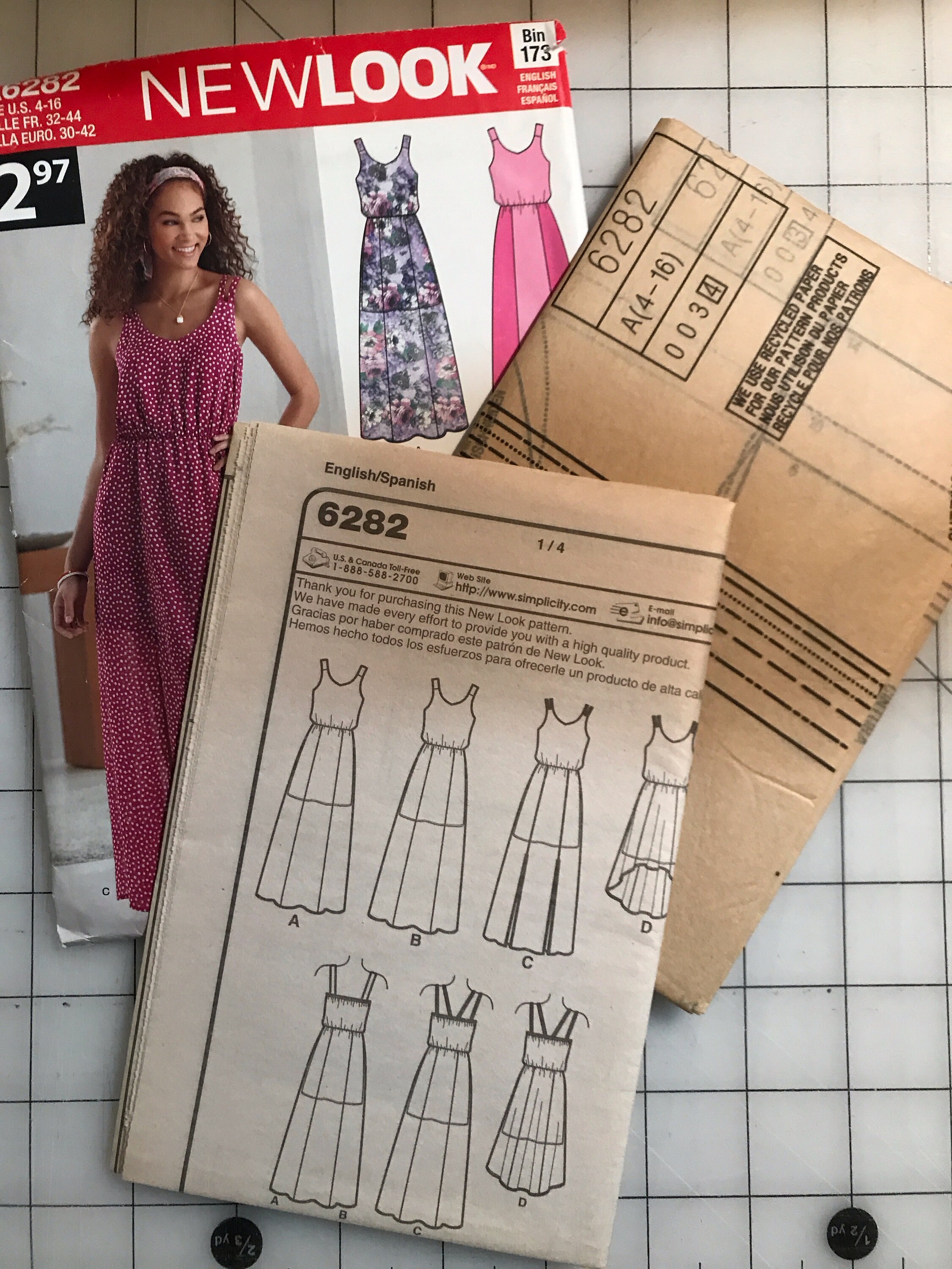 New Look 6282 Dress Pattern Uncut - Etsy