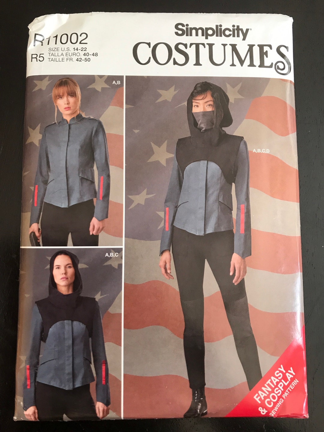 Simplicity 9249 UNCUT Warrior Costume - Cosplay Fantasy LARP Costume - Etsy