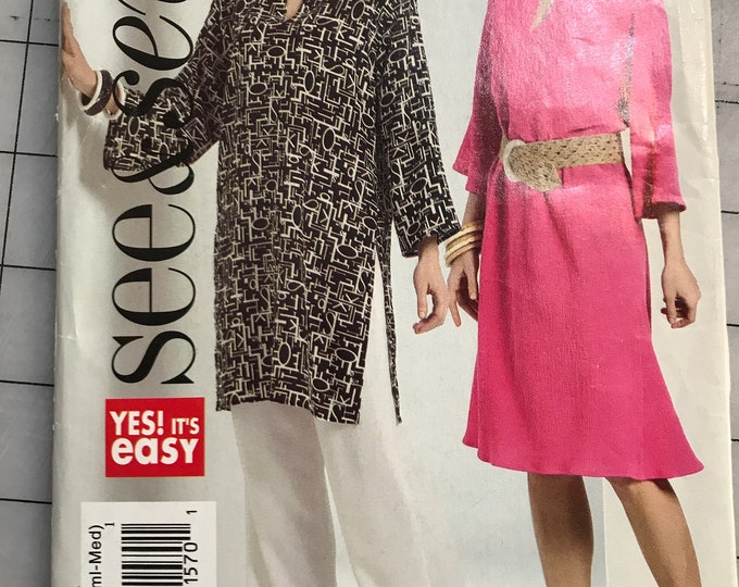 Butterick 5015 Dress Pattern Tunic Pattern Uncut - Etsy