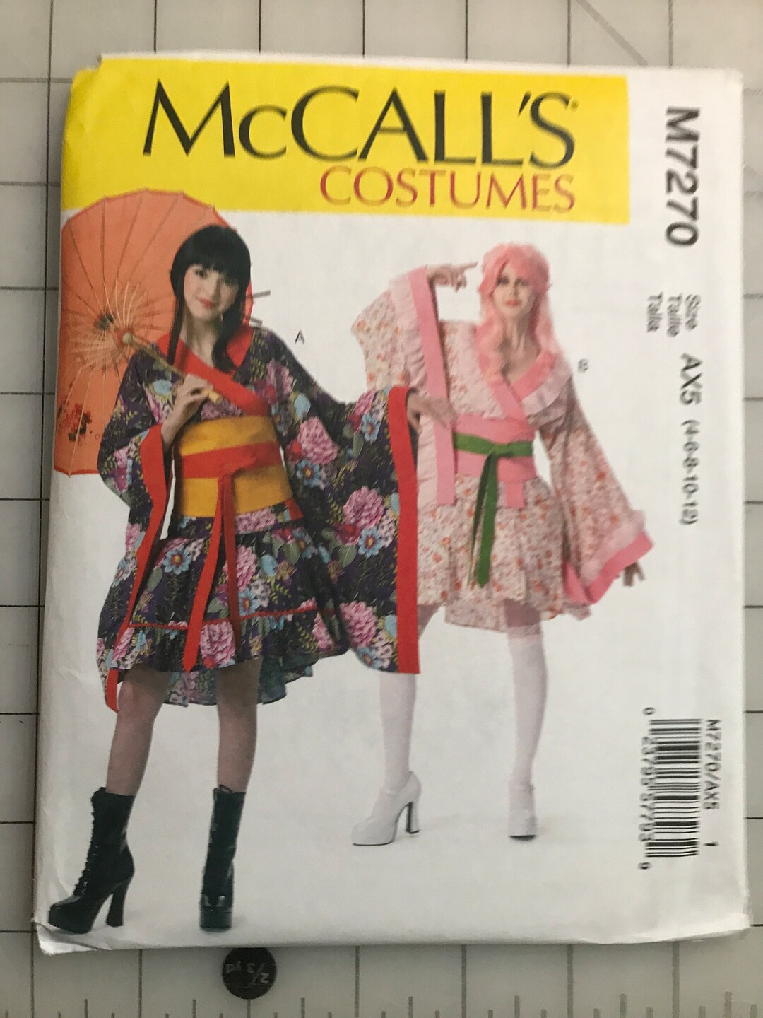Mccall’s 7270 Japanese Cosplay Fantasy LARP Costume Pattern UNCUT - Etsy