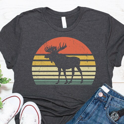 Moose Hoodie Moose Shirt Moose Gift Wildlife Sweatshirt - Etsy