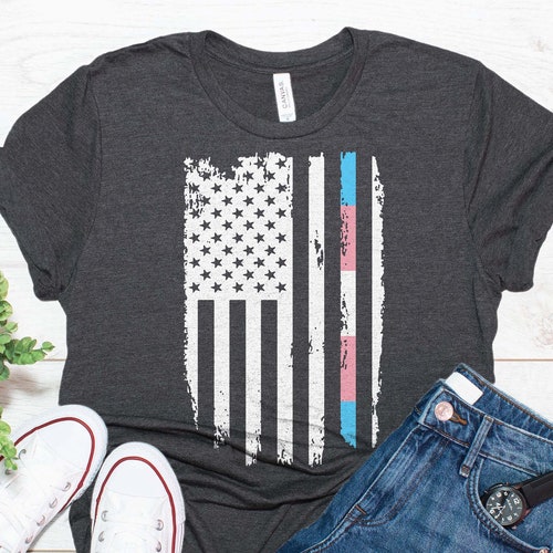 Transgender Pride Flag Hoodie Sweatshirt | Etsy