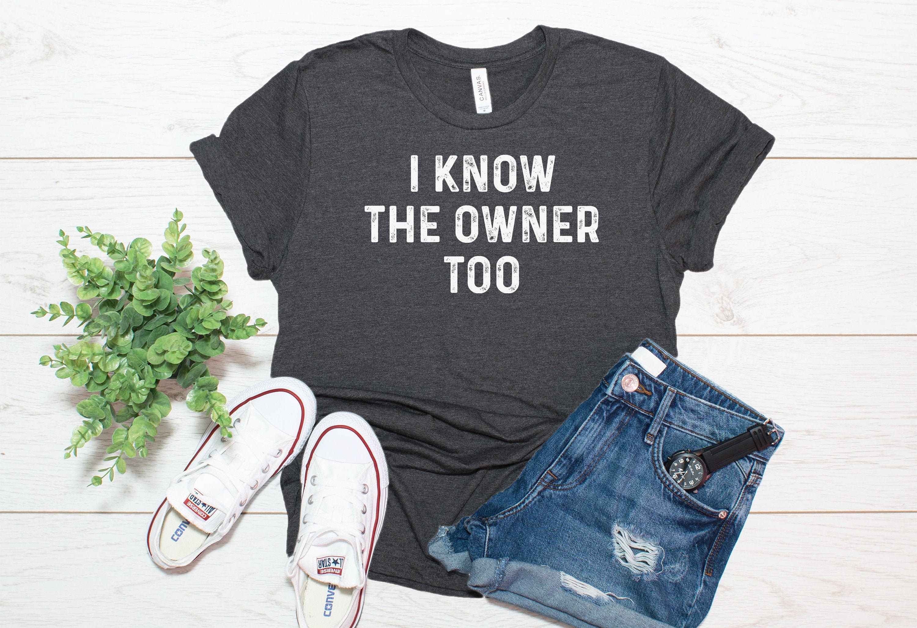 I Know the Owner Too Shirt / Funny Bartender Shirt / Bartender | Etsy