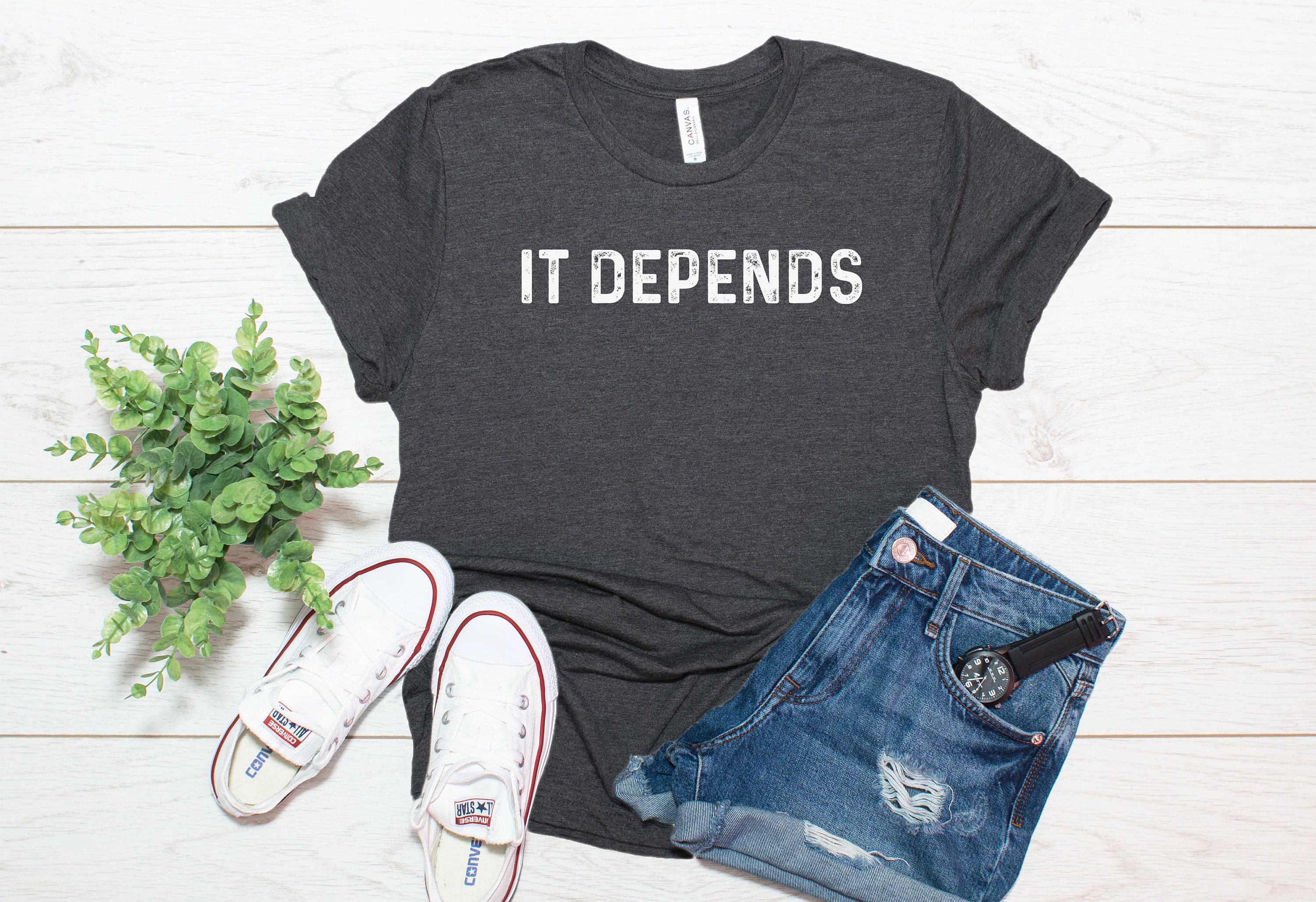 It Depends Shirt / Funny Lawyer Gift / Funny Attorney Gift / - Etsy