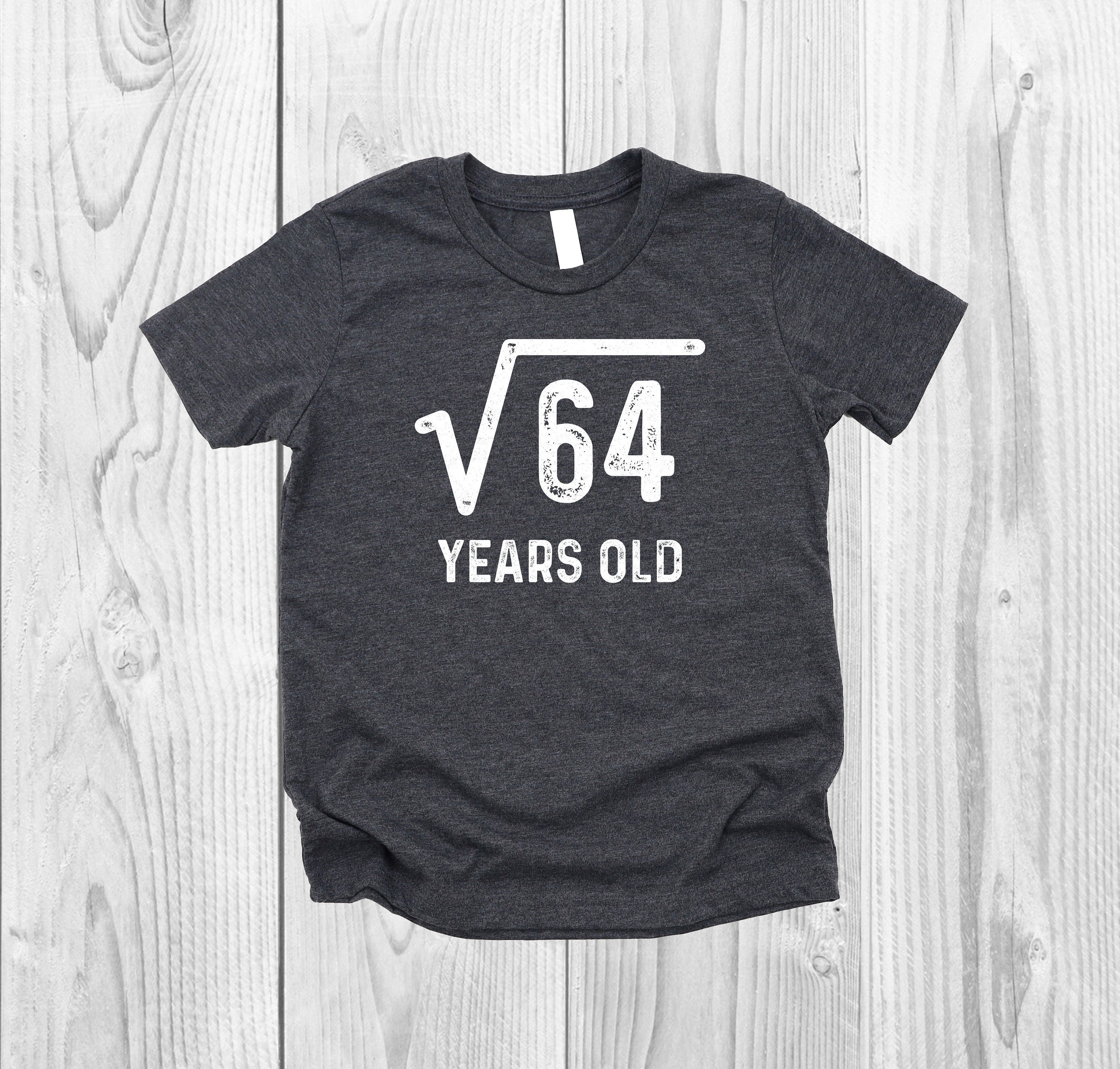 Square Root of 64 Shirt / 8th Birthday Shirt / 8th Birthday - Etsy