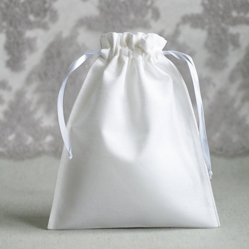 Linen Drawstring Bag - Etsy