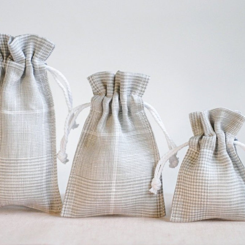 Linen Drawstring Bag - Etsy