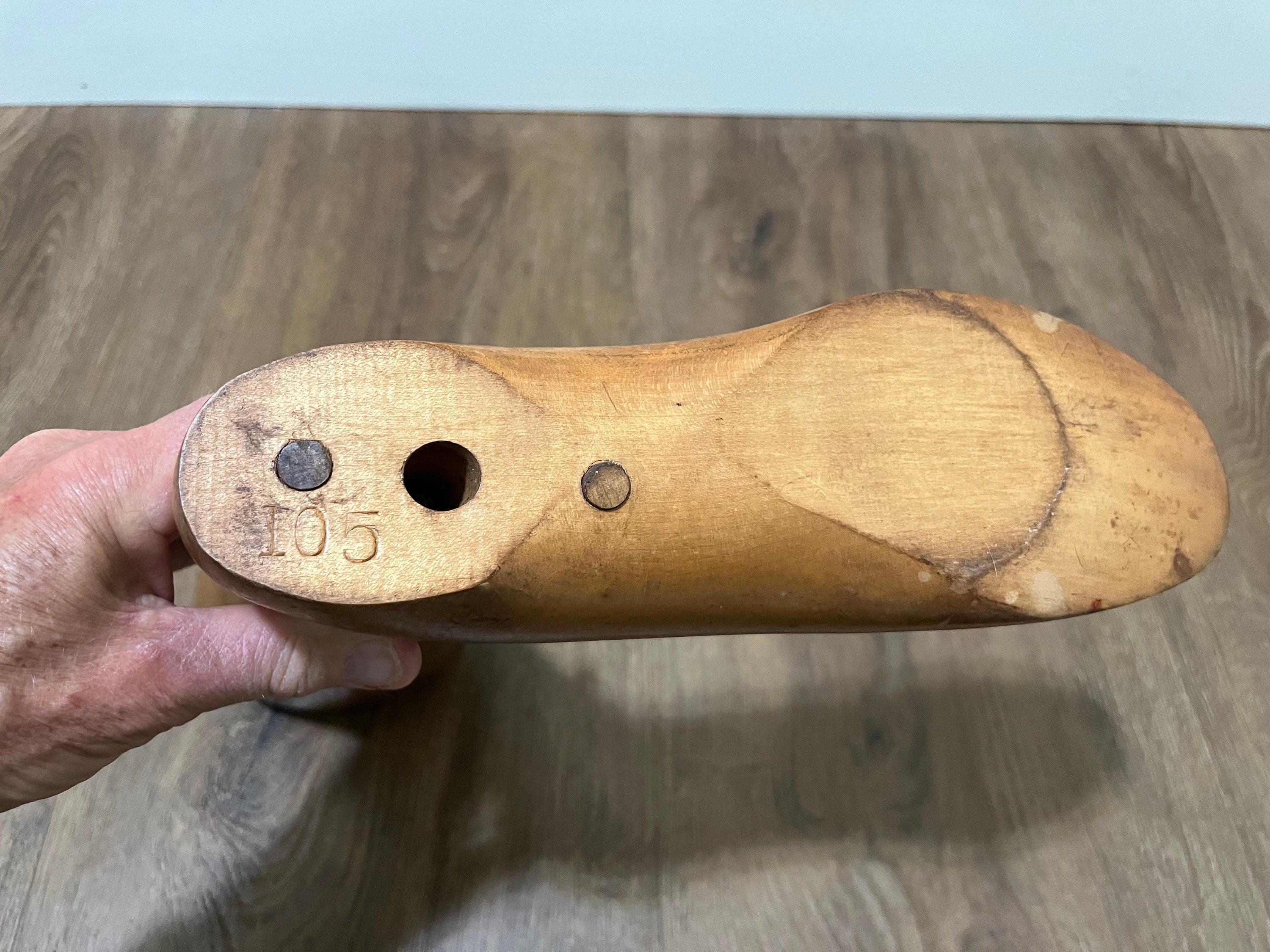 Antique Boot Shoe Form Mold Cobbler Solid Wood - Etsy