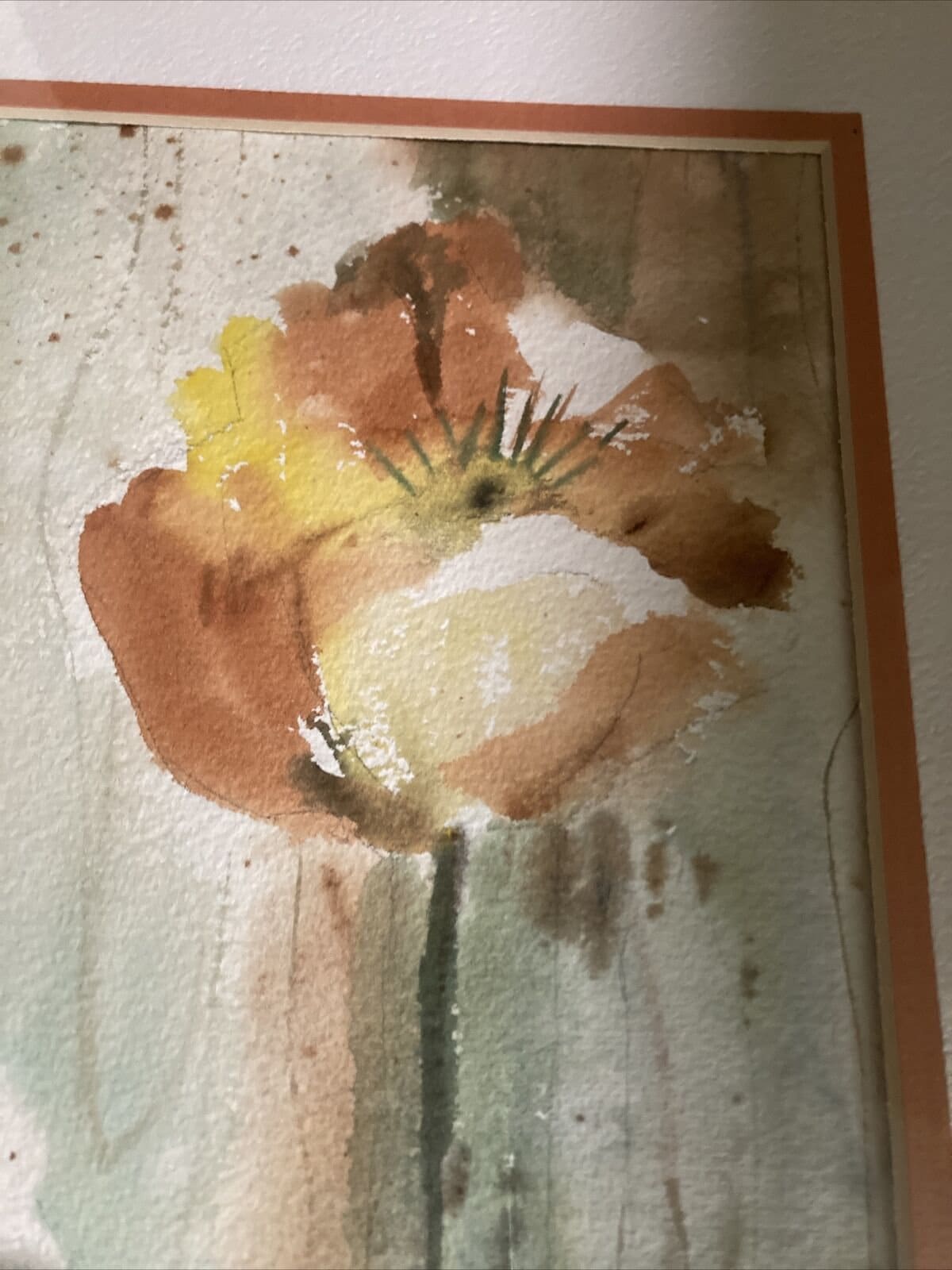 AILEEN Berg-original Mid Century Watercolor PNTG Beautiful | Etsy