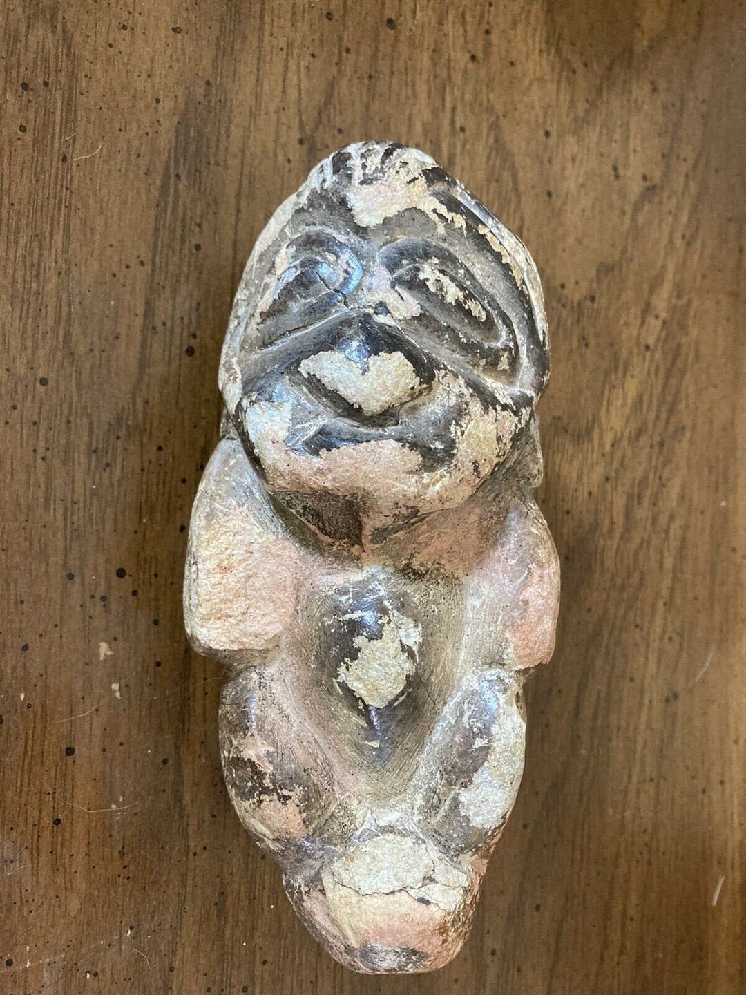 NOMOLI Figurine - Sierra Leone - Mende & Kiss People - 6.75" Tall HEAVY ...