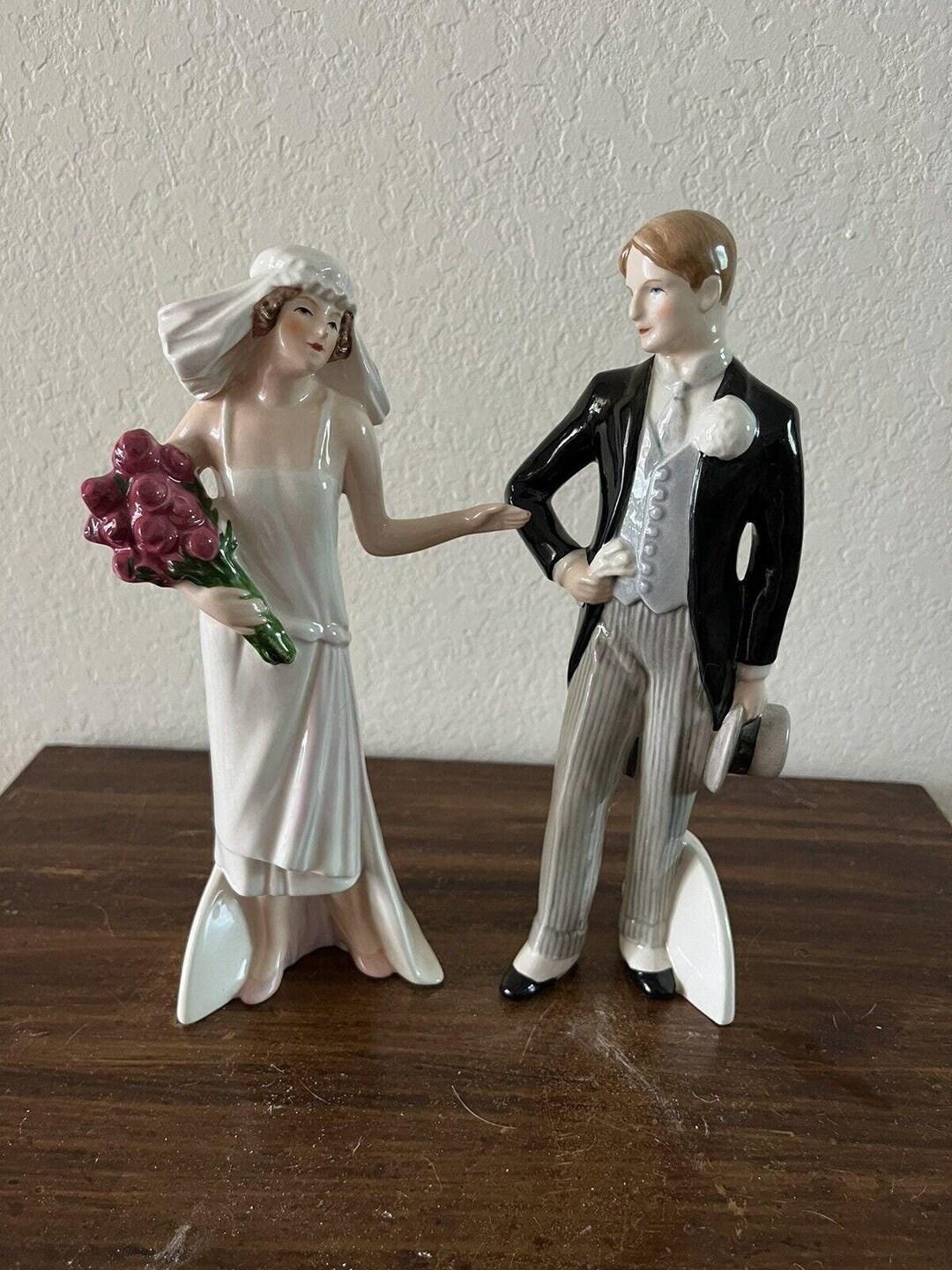 Bride & Groom Figurines Set Vintage Goebel 16-289-21 16-288 W Germany ...