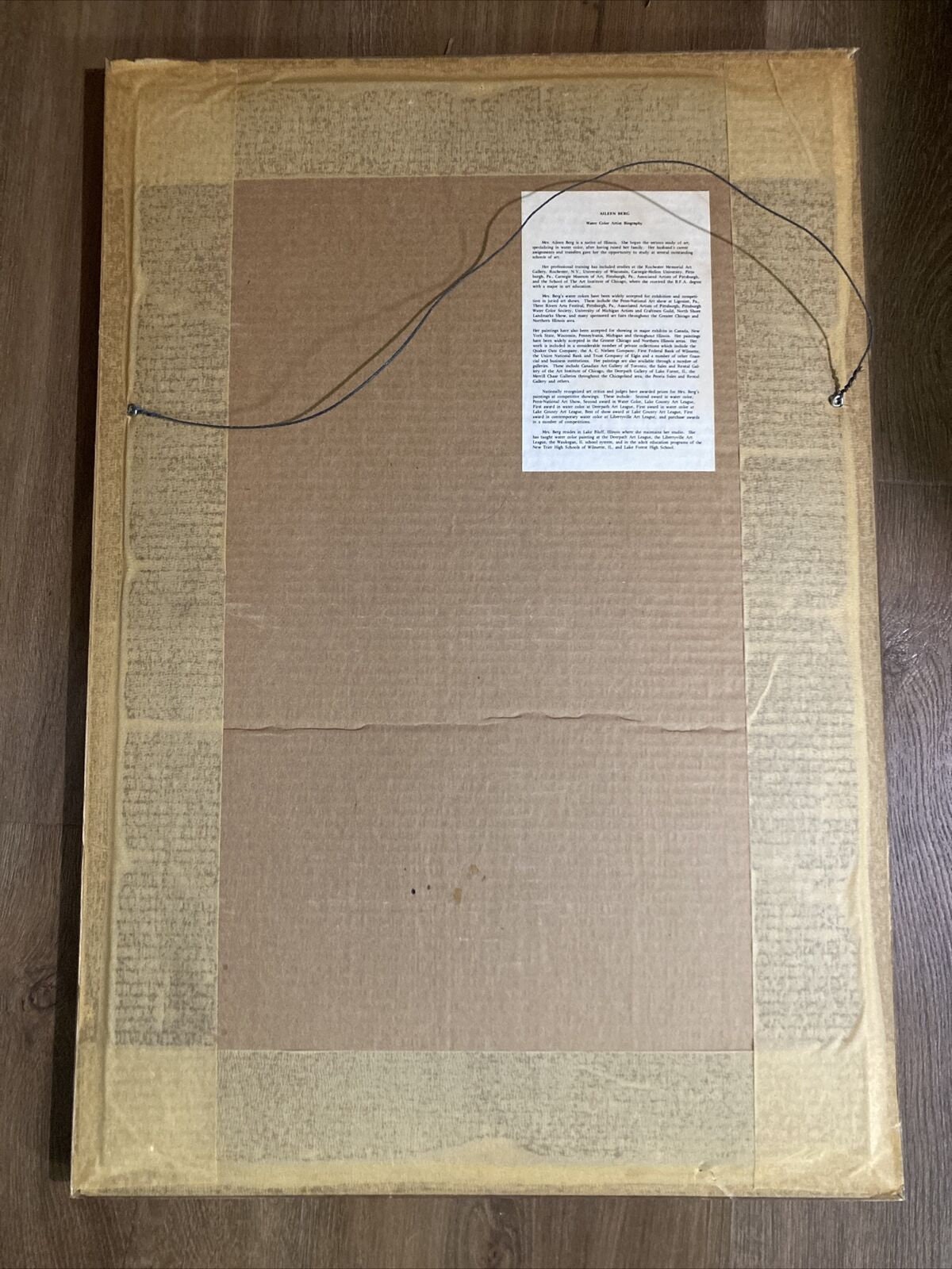 AILEEN Berg-original Mid Century Watercolor PNTG Beautiful Abstract ...