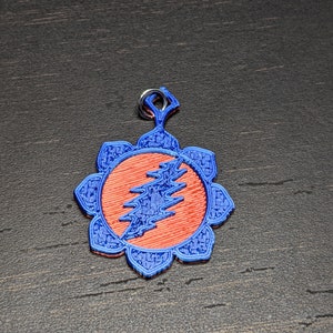 13 Point Bolt Charm - Charm Bolt - 13 Point Bolt - Grateful - Dead ...