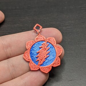 13 Point Bolt Charm - Charm Bolt - 13 Point Bolt - Grateful - Dead ...