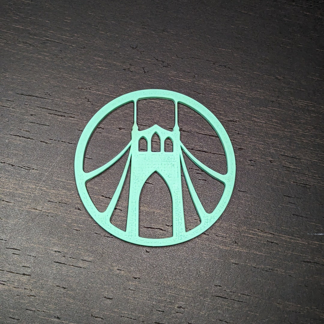 St Johns Bridge Magnet - PDX Magnet - Portland Gift - St Johns - Magnet ...