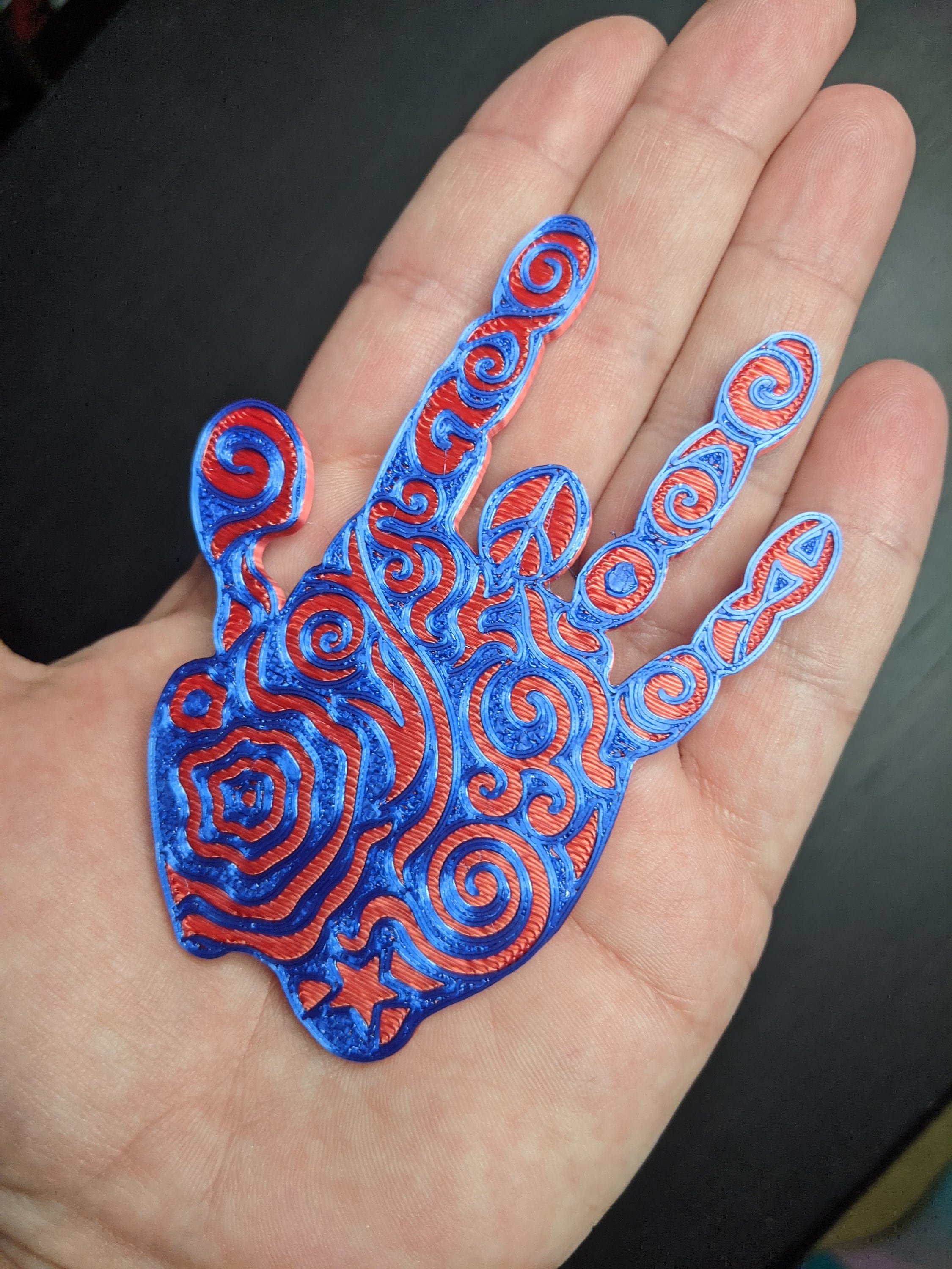 Garcia Hand Print Garcia Magnet Deadhead Gift Fan Art - Etsy