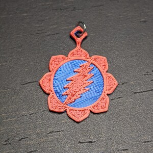 13 Point Bolt Charm - Charm Bolt - 13 Point Bolt - Grateful - Dead ...