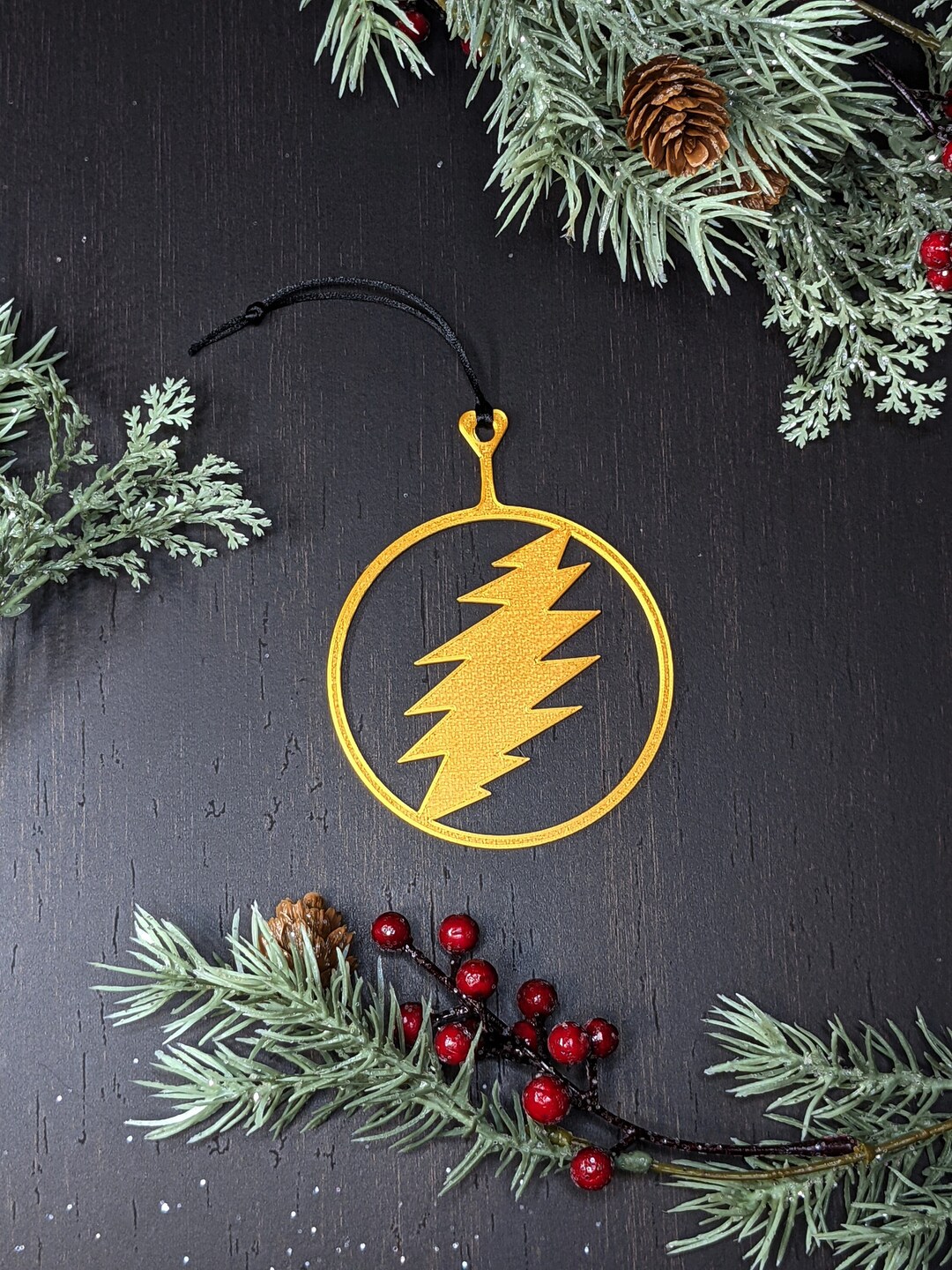 13 Point Bolt - Christmas Ornament - Deadhead Gift - Lightning Bolt ...