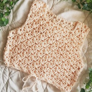 Lily Top Crochet Pattern, Crochet Top Pattern, Vintage Crochet Pattern ...