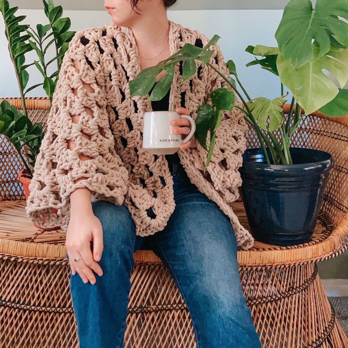 Dotty Cardigan Pattern Crochet Cardigan Pattern Vintage - Etsy