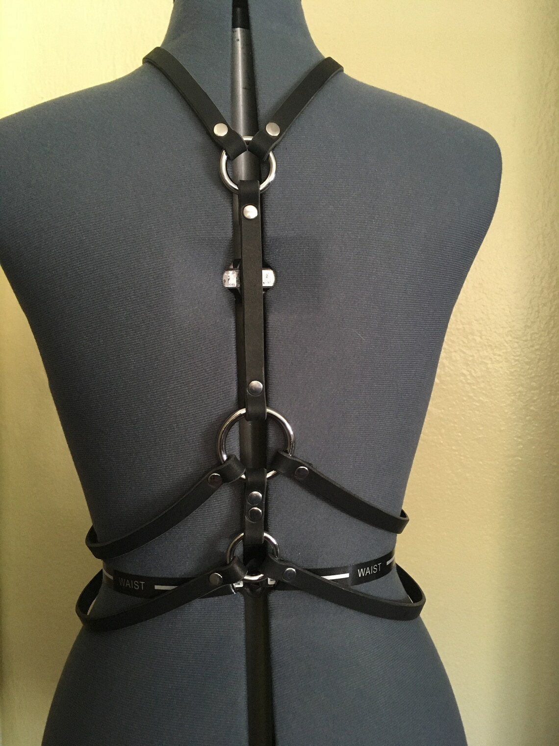 Custom Handmade Torso and Neck Harness Bdsm Elegant Body Harness ...