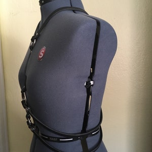 Custom Handmade Torso and Neck Harness Bdsm Elegant Body Harness ...
