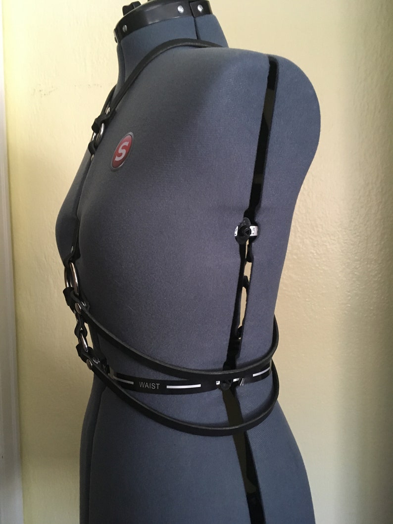 Custom Handmade Torso and Neck Harness Bdsm Elegant Body - Etsy