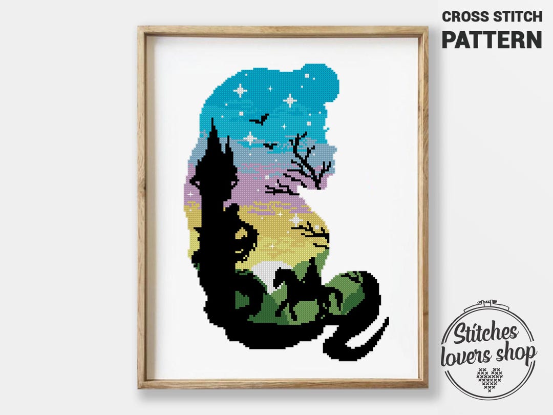 Princess Castle Cross Stitch Pattern: Modern DIY Embroidery (PDF) - Etsy