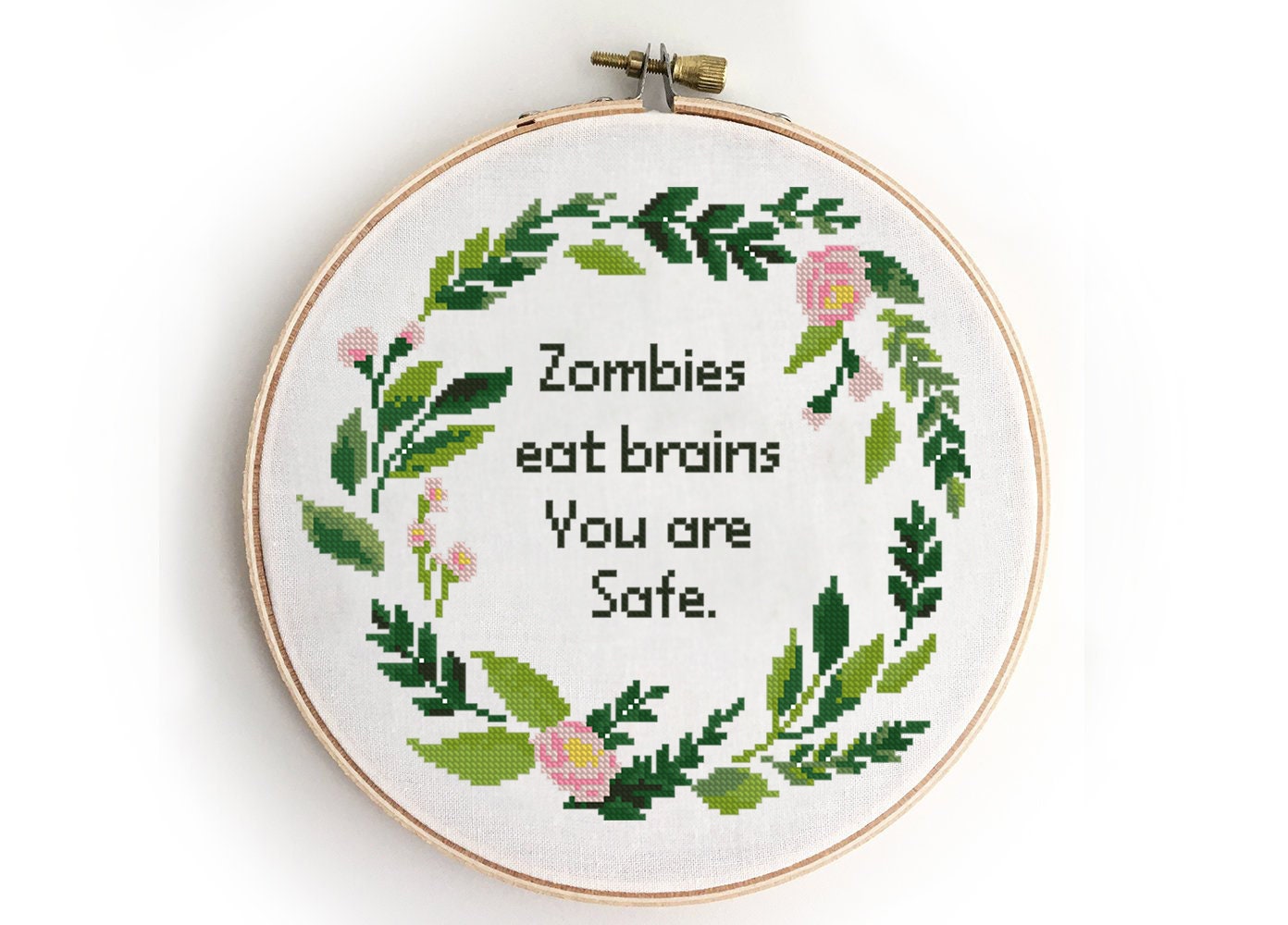 Patterns Craft Supplies & Tools digital PDF chart Zombies Eat Brains ...