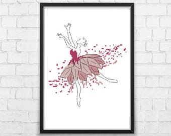 Dance cross stitch | Etsy