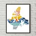Nunavut Cross Stitch Pattern: Canada Province Silhouette Landscape (PDF ...