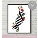 Floral DNA Counted Cross Stitch Pattern Xstitch Anatomy - Etsy