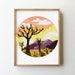 Joshua Tree Cross Stitch Pattern: Desert Landscape Embroidery (PDF ...
