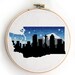 Seattle Counted Cross Stitch Pattern Washington Night - Etsy