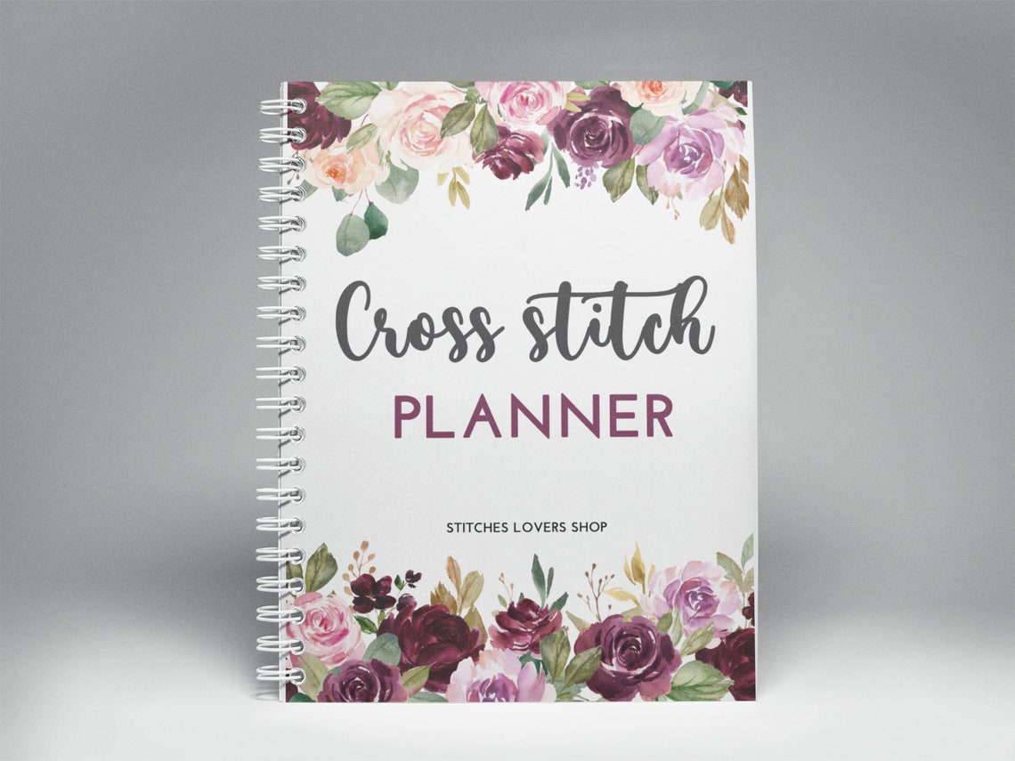PRINTABLE Cross stitch planner PDF instant download cross | Etsy