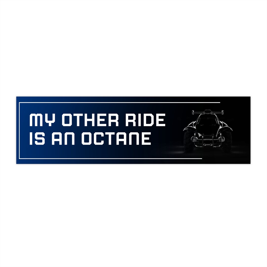Rocket League // Octane Bumper Stickers - Etsy