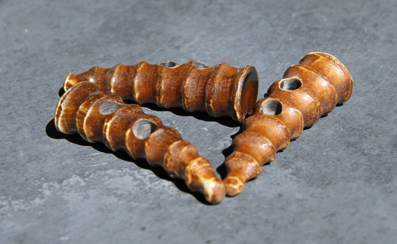 FREE First Class Shipping Real Bone Toggle Button With - Etsy