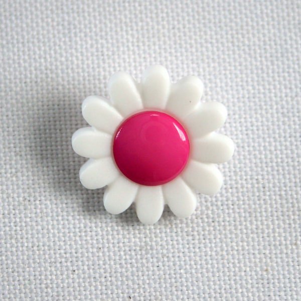Plastic Flower Button - Etsy