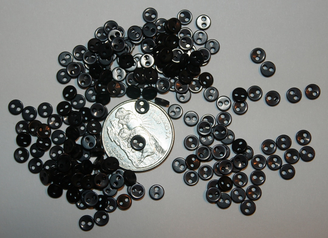 Free First Class Shipping, 25 Pieces, Tiny Little Buttons, Small 2 Hole ...