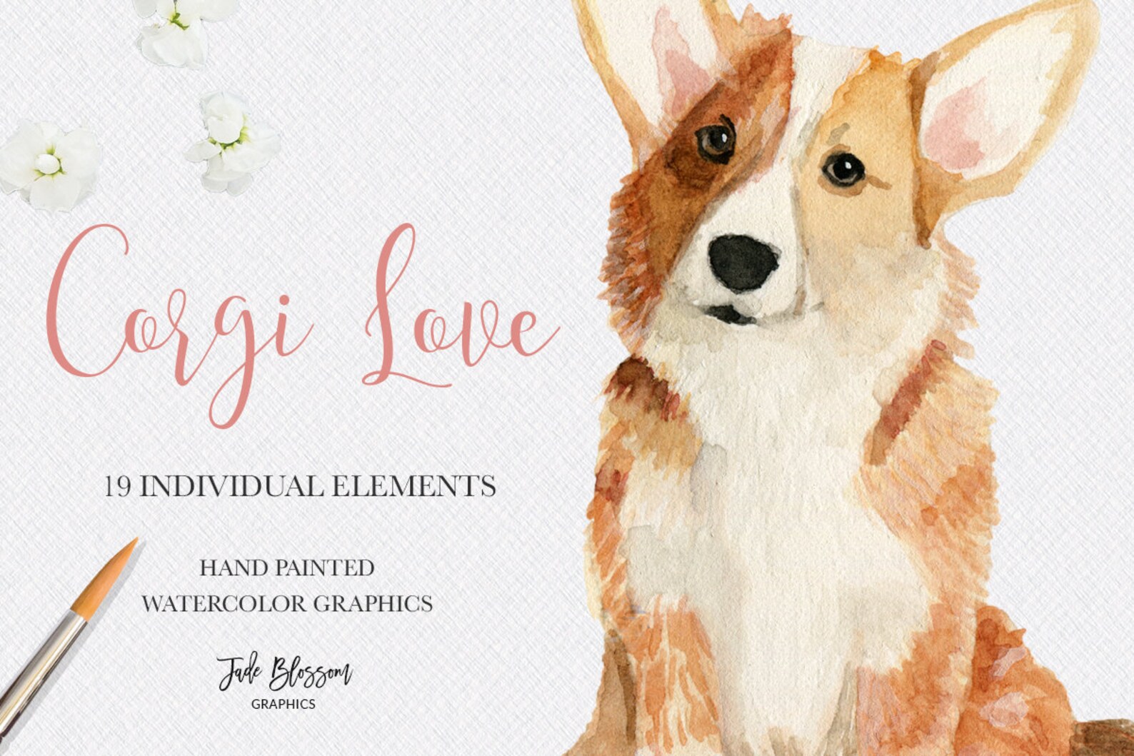 Watercolor Corgi Watercolor Dog Pets Dogs Puppies - Etsy UK