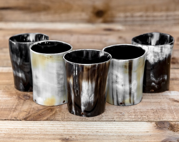 Pair of Horn Cups small - Etsy
