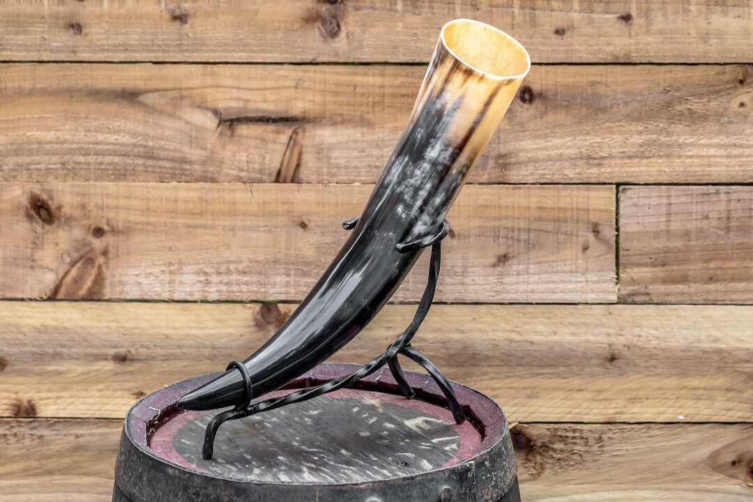 Natural Real Horn Handmade Viking Medieval LARP Drinking Horn regular ...