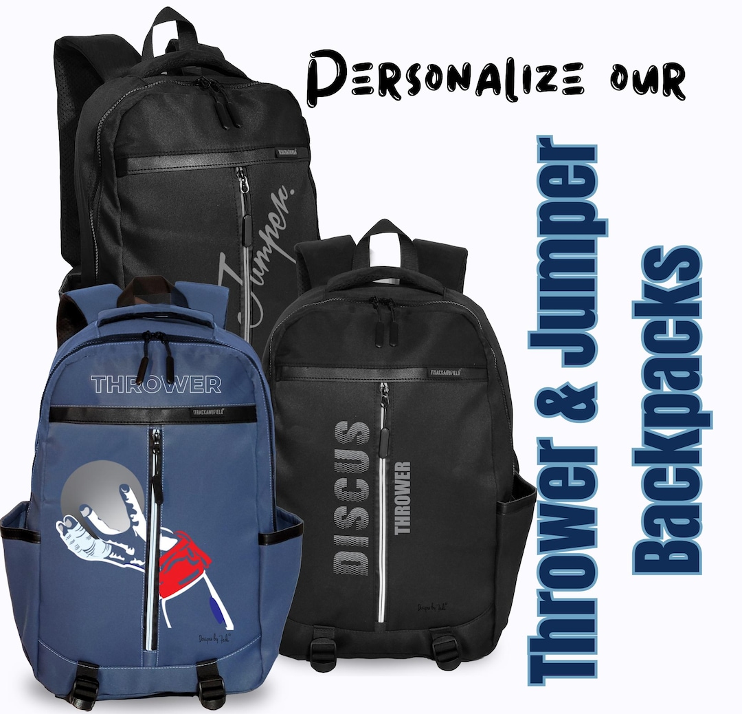 Personalize Thrower & Jumper, Track and Field Backpacks, Sports ...