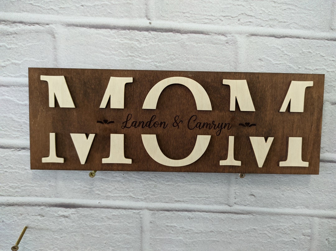 Mom Wooden Plaque, Mom Wooden Sign, Mothers Day Plaque, Custom Wood ...