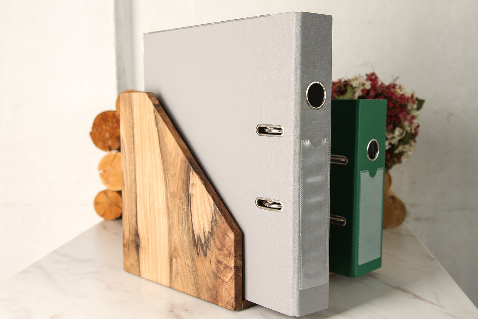 File Storage Wooden File Holder Document Holder Desk Shelf | Etsy